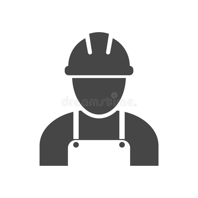 Contractor Icon, Workers Icon Stock Vector - Illustration of concept ...