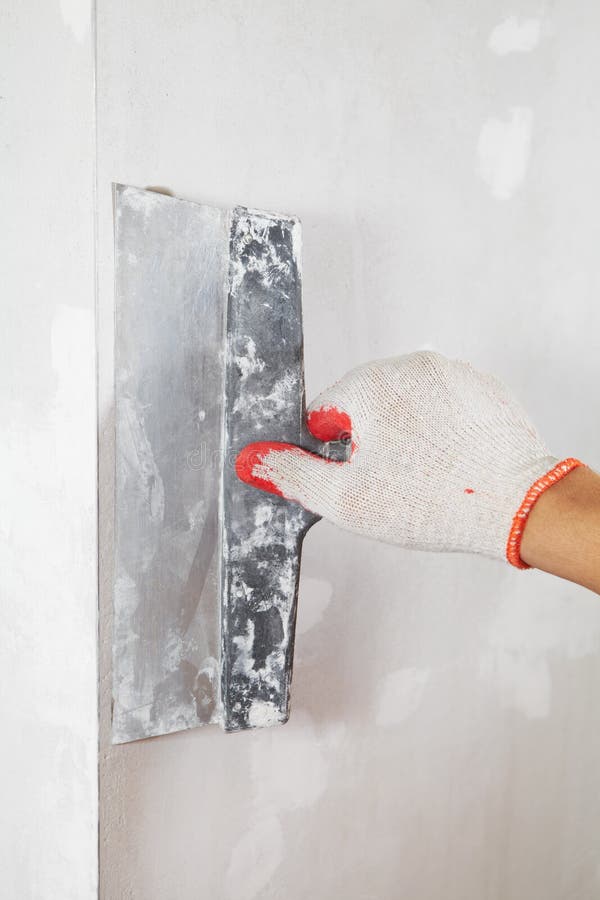 Contractor Plasterer stock photo. Image of staff, occupation - 60260756