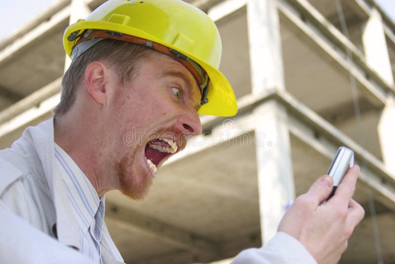Contractor on site stock image. Image of builders, activity - 2349999