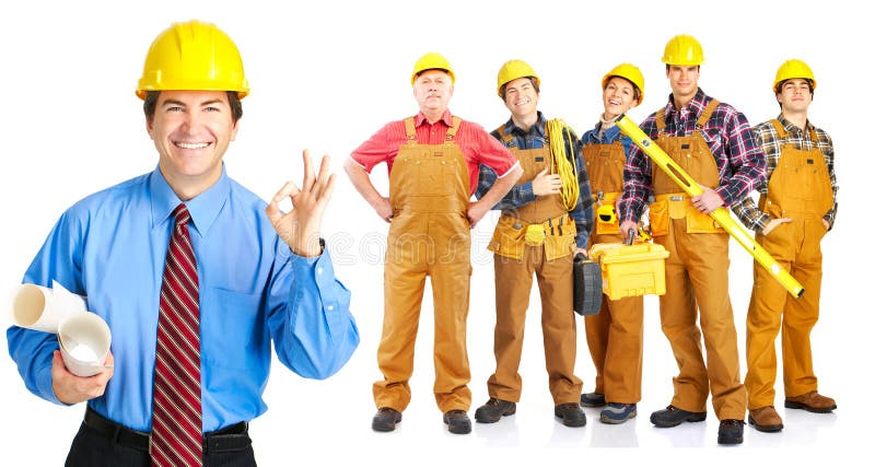 Contractors people stock image. Image of construction - 18149003