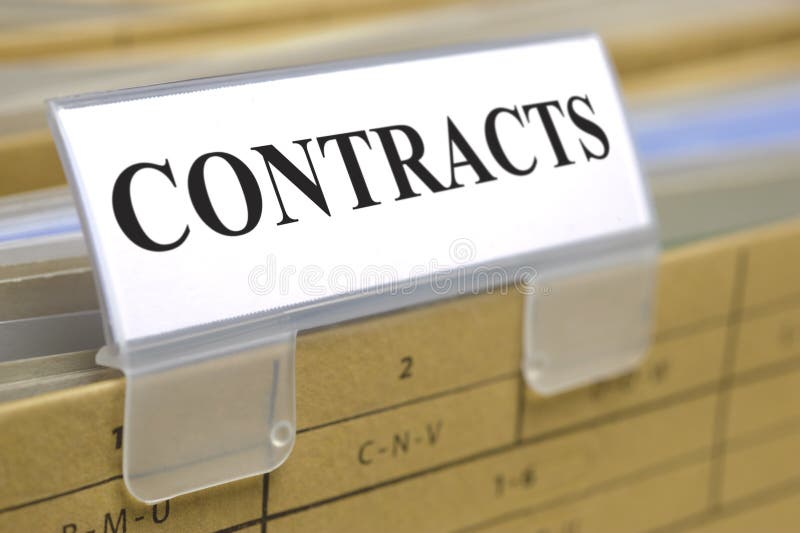 Contracts and documents stock image. Image of storage - 35375493