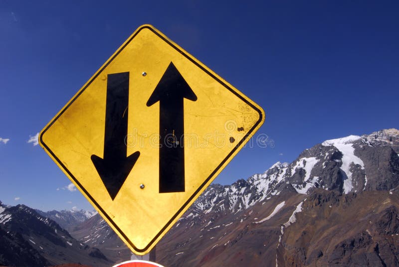 Opposing Road Signs Stock Photos - Free & Royalty-Free Stock Photos ...