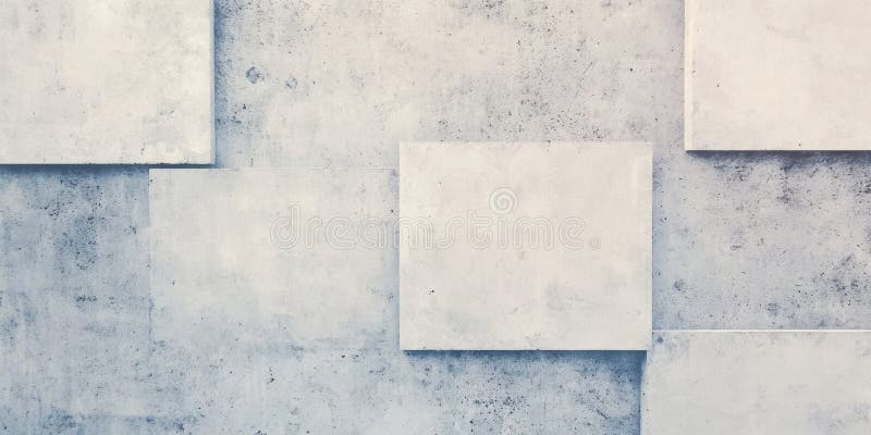 Contrast Banner Design Featuring Geometric Blocks with Empty Space for ...