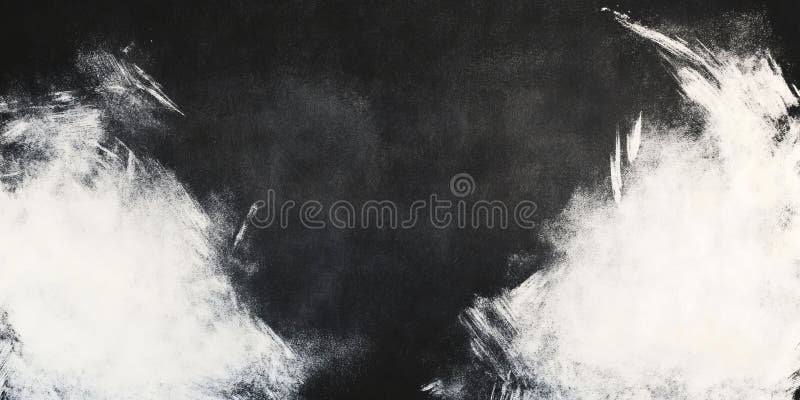 Contrast Banner with Empty Space and Chalk Dust Enhancing Visual Impact ...