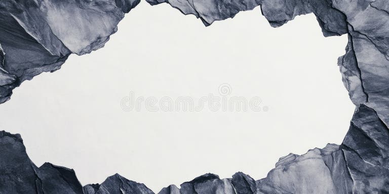 Contrast Banner Featuring Empty Space Surrounded by Graphite Chunks for ...