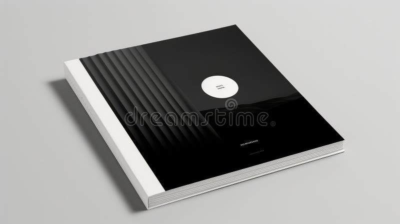Contrast Black and White Book Stock Illustration - Illustration of ...
