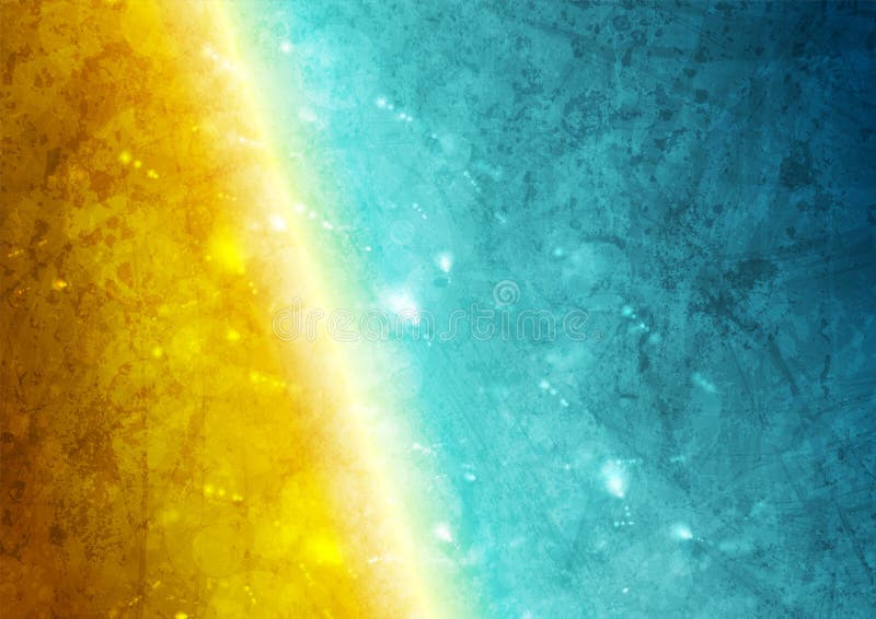 Contrast Blue Orange Shiny Textural Background Stock Vector ...