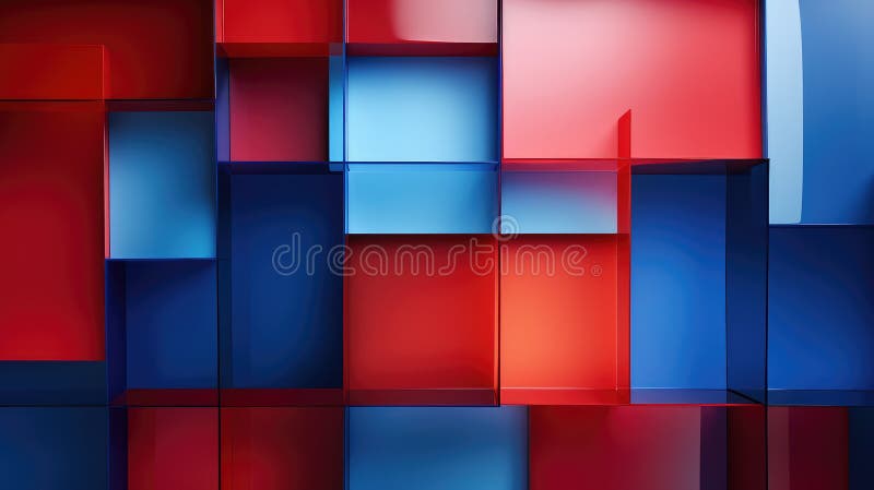 Contrast blue red stock illustration. Illustration of innovative ...