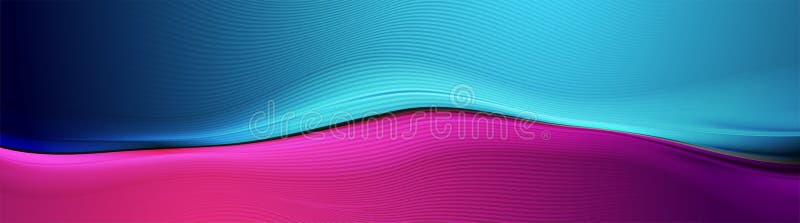 Contrast Blue Violet Abstract Wavy Background Stock Vector ...