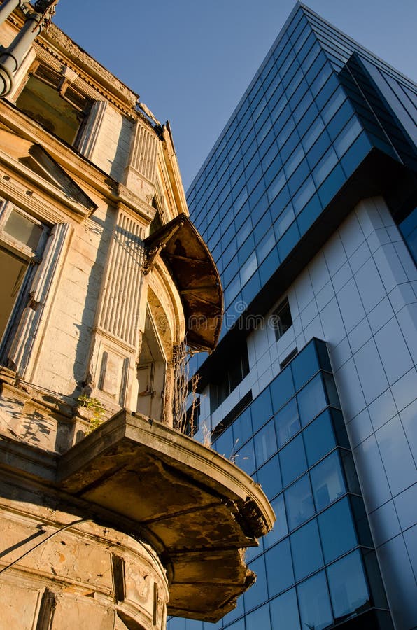 Contrast buildings stock image. Image of europe, concrete - 35667953