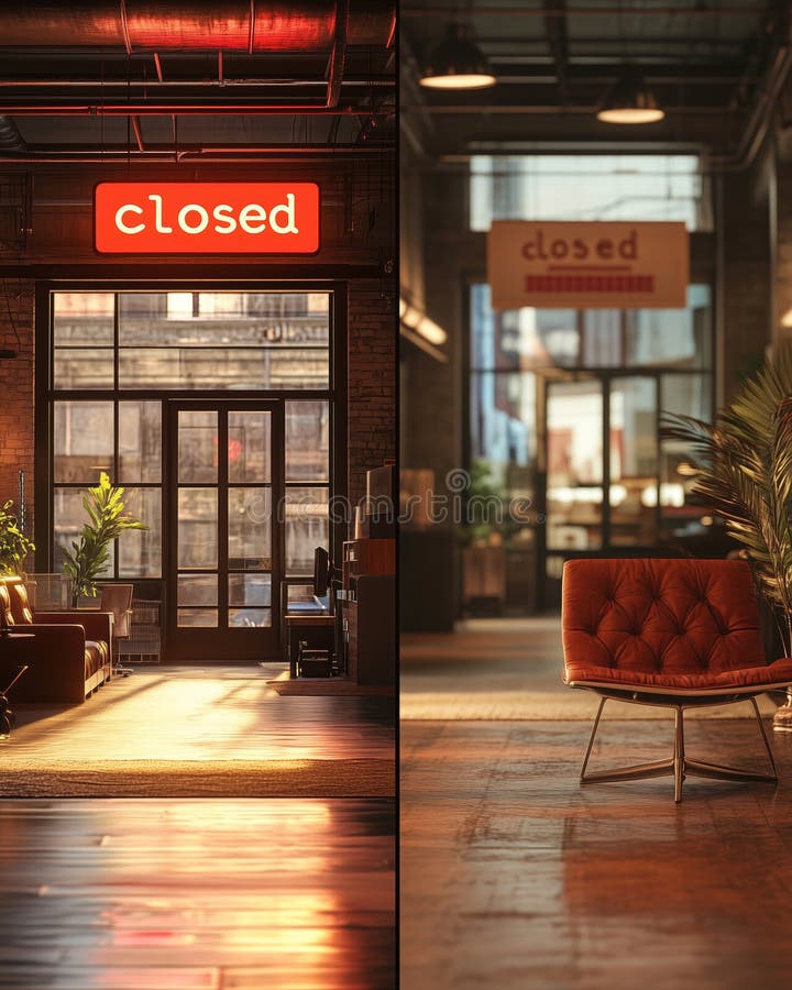 Contrast between a Closed Office and an Active Workspace during ...
