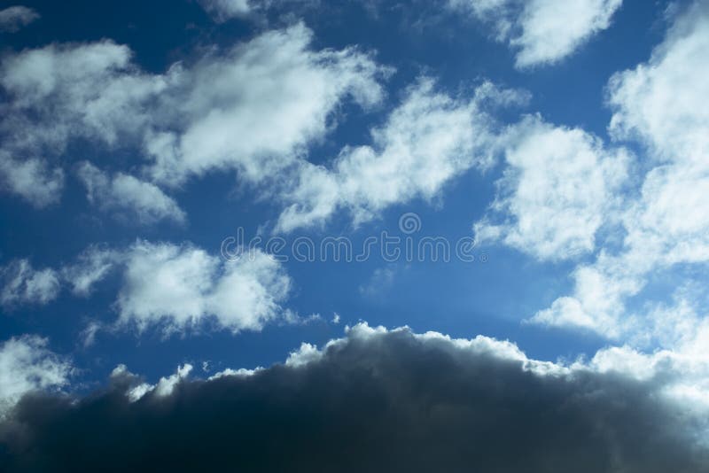 Contrast clouds stock image. Image of clouds, bright, weather - 7737415