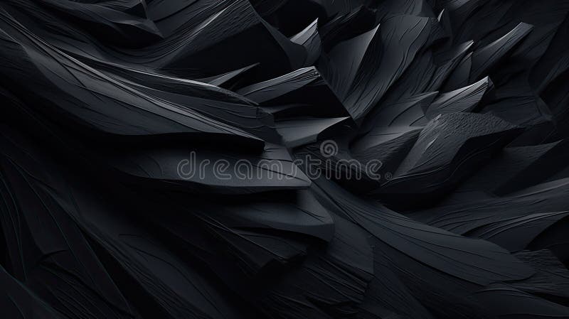 Contrast Dark Abstract Shapes Stock Illustration - Illustration of ...