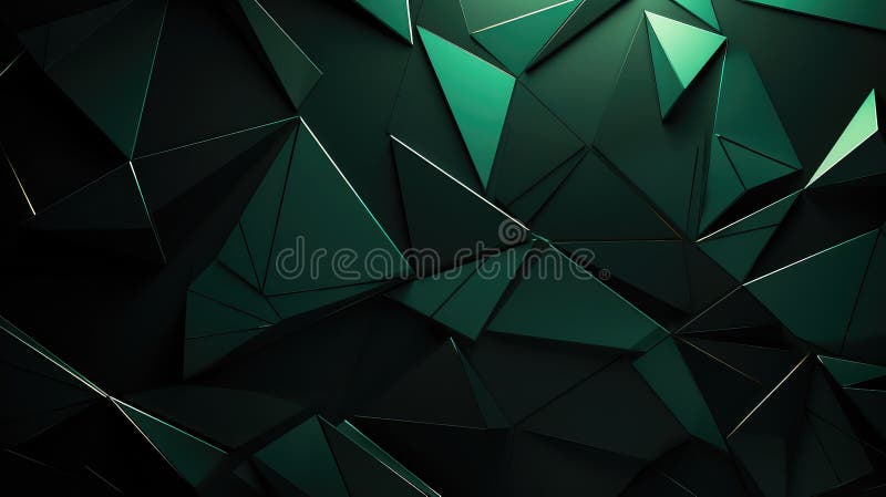 Contrast Dark Green Abstract Background Stock Illustration ...