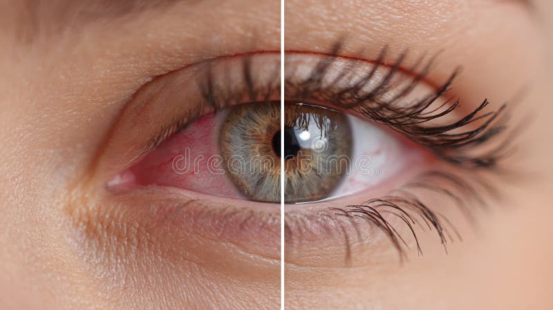 Contrast of Exhaustion and Freshness Shown through a Split Composition ...