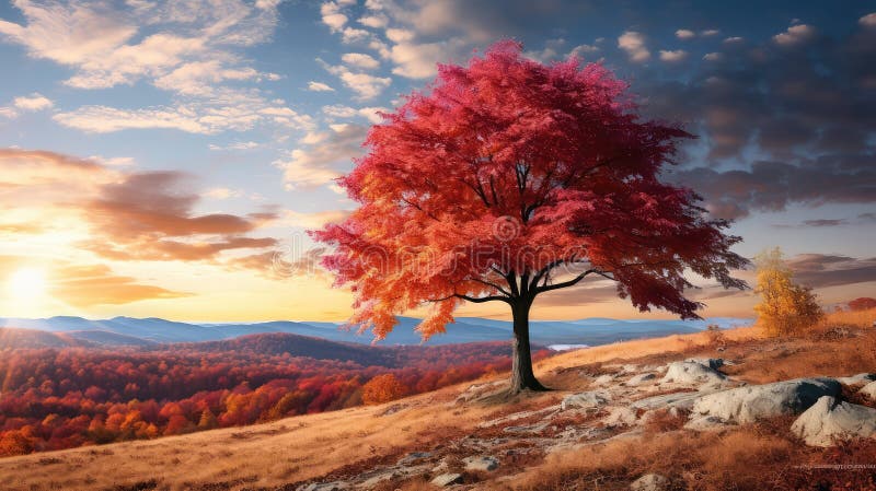 Fall Tree Background Stock Illustrations – 281,020 Fall Tree Background ...