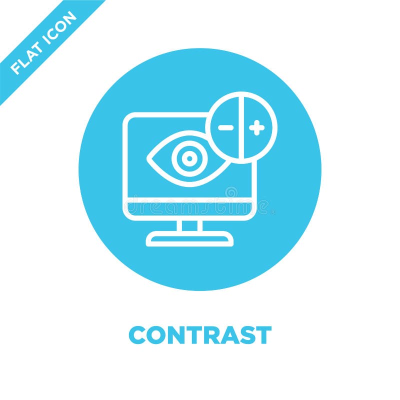 Accessibility Icon Vector from Accessibility Collection. Thin Line ... Accessibility Icon Vector from Accessibility Collection. Thin Line ...