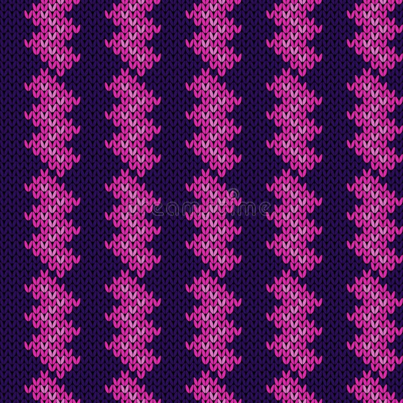 Knitted Seamless Contrast Pattern Stock Vector - Illustration of ...