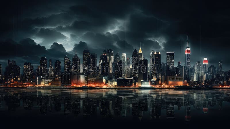 Contrast Light and Darkness Stock Illustration - Illustration of effect ...