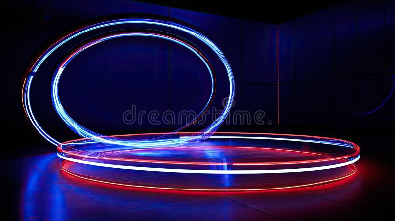 Contrast light ring stock illustration. Illustration of electric ...