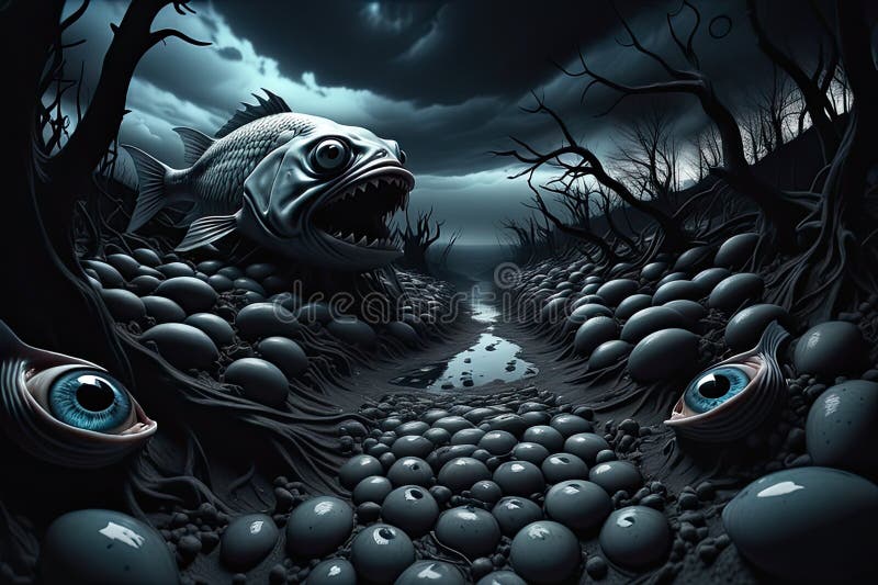 Contrast of Light and Shadow in Abstract Grayscale Art Stock ...