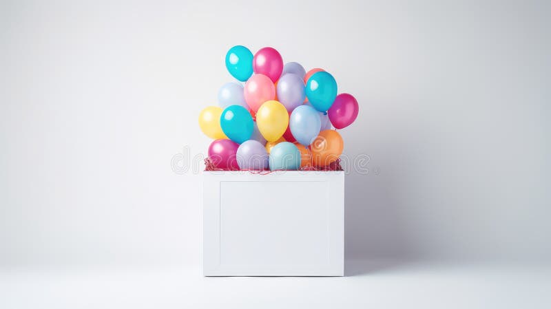 Contrast open white box stock illustration. Illustration of interior ...
