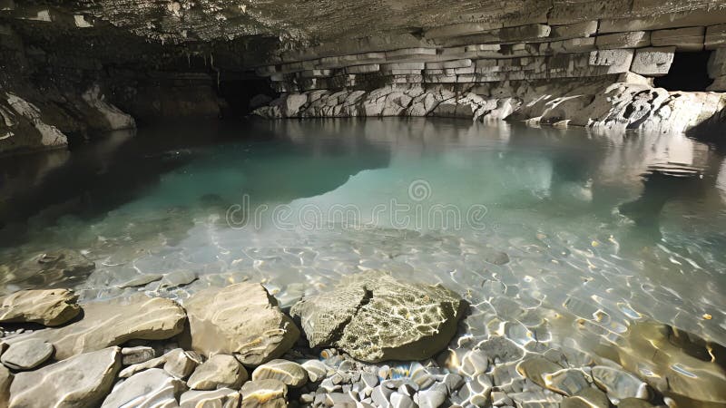 The Contrast between the Peaceful Stillness of the Water Table and the ...