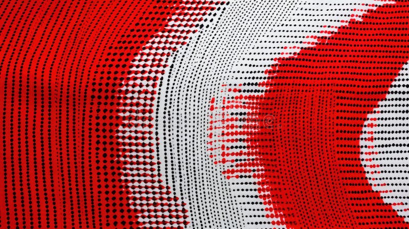 Contrast red binary stock illustration. Illustration of aesthetic ...