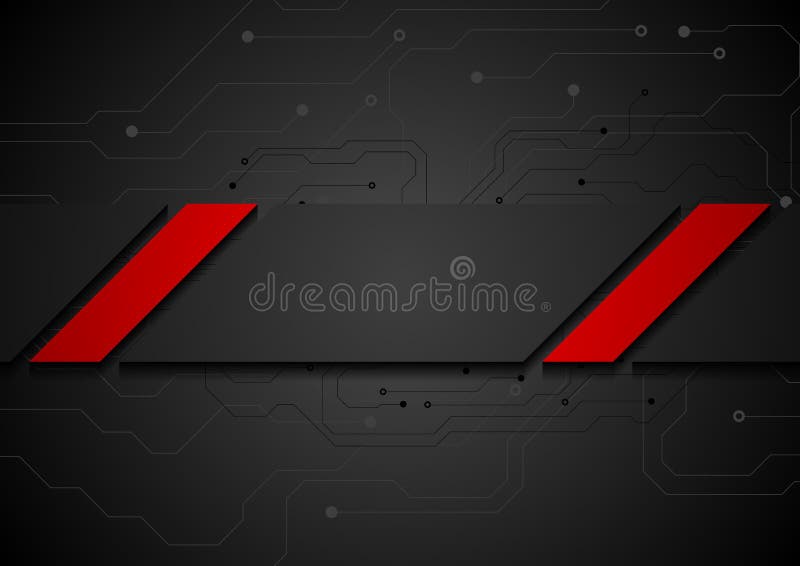 Red Black Circuit Background Stock Illustrations – 5,575 Red Black ...