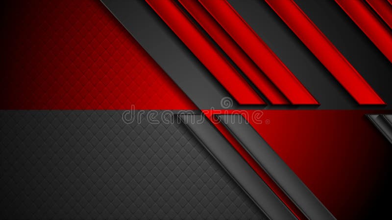 Contrast Black and Red Wavy Grunge Abstract Motion Background Stock ...