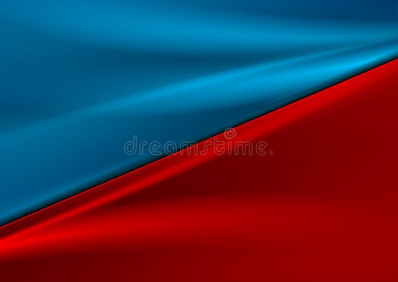Contrast Red Blue Smooth Gradient Abstract Background Stock Vector ...