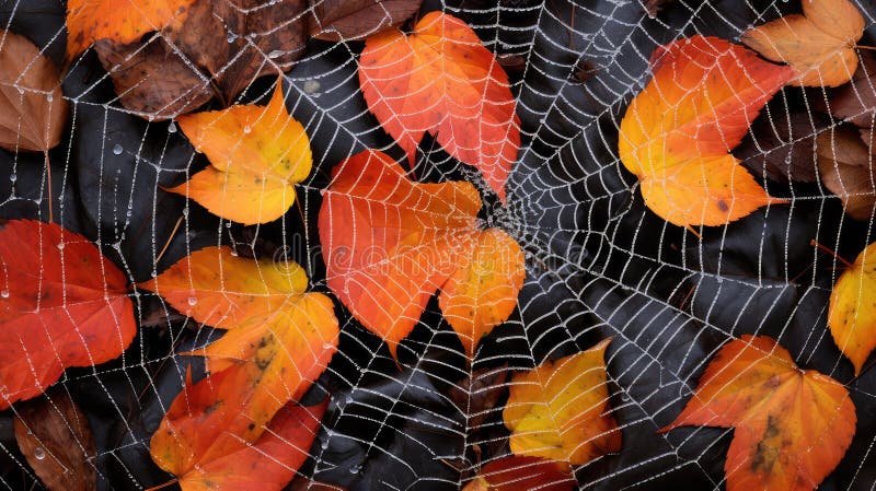 Contrast Spider Web Texture Stock Illustration - Illustration of ...