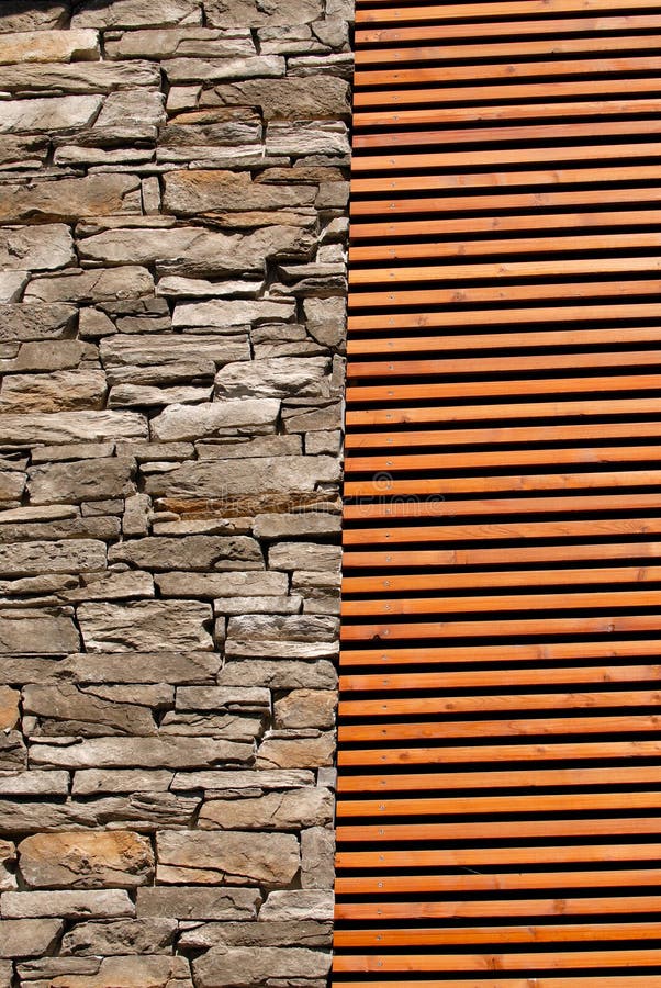 Contrast wall stock photo. Image of wall, lath, slat, varnished - 2599404