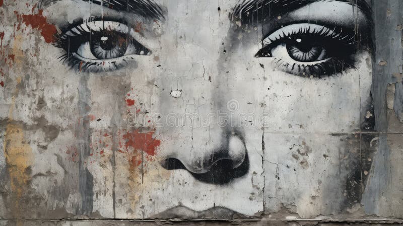 Contrast Wheatpaste Poster Texture Stock Image - Image of texture ...