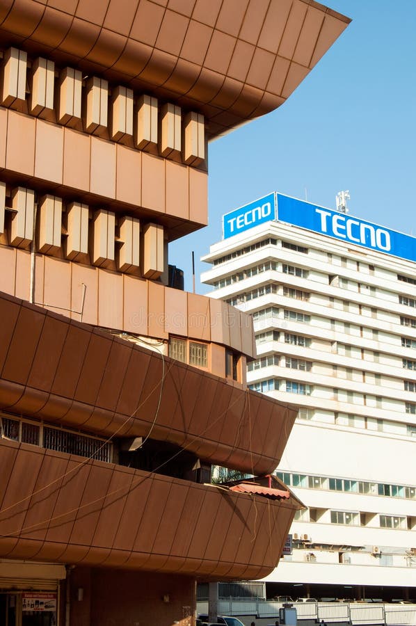 Contrasting Building Styles, Kampala, Uganda Editorial Stock Image ...