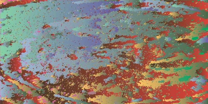 Contrasting Background with Colored Spots. Abstract Drawing Stock ...