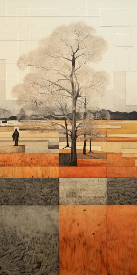 Contrasting Chiaroscuro a Careless Style Painting with Angular Figures ...