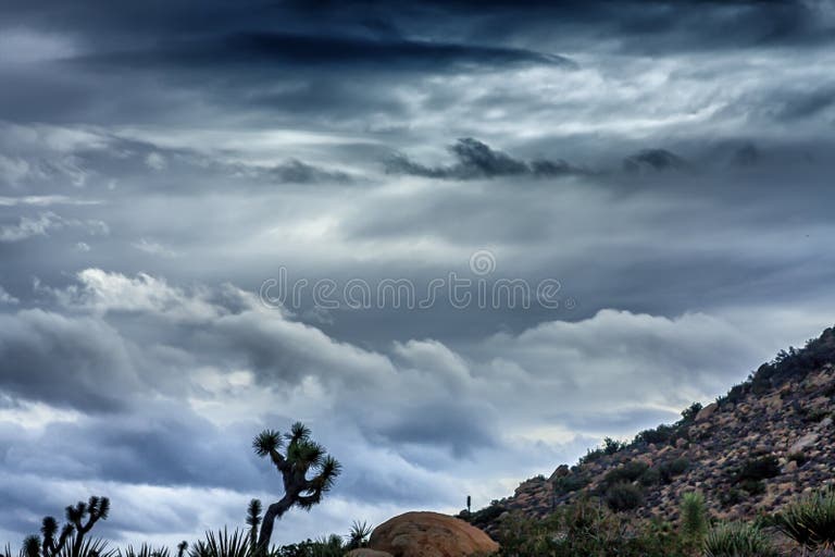 Contrasting Clouds at Elevation Stock Image - Image of beautiful ...