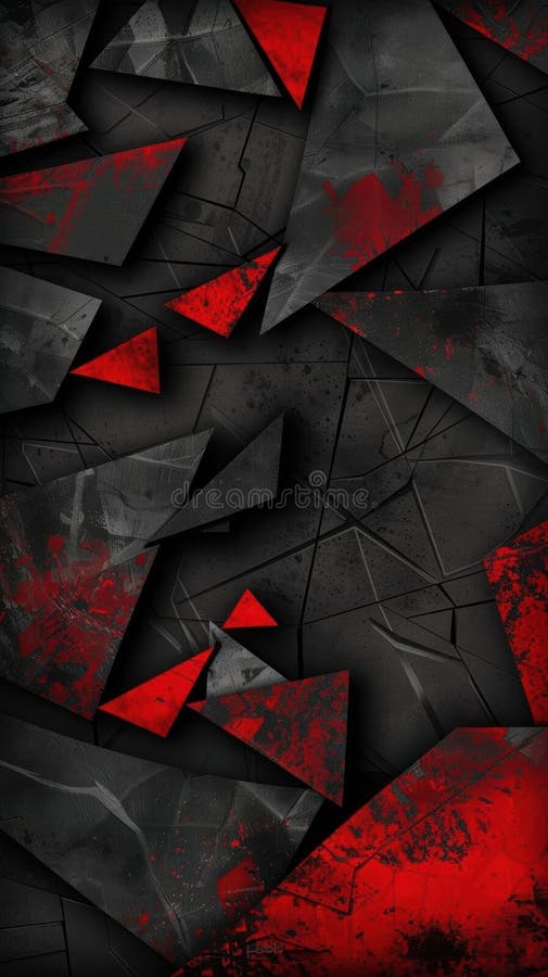 Contrasting Colors. Black and Red Backgrounds Concept Stock ...