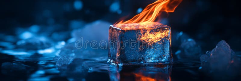 The Contrasting Elements of Fire and Ice Create Visually and ...