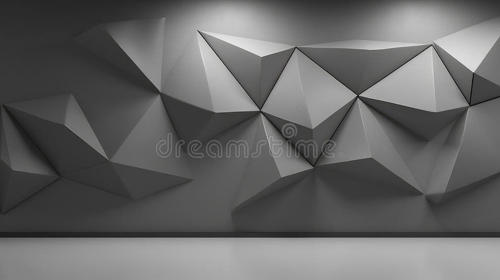 Contrasting Gray Studio Background Wall Stock Illustration ...