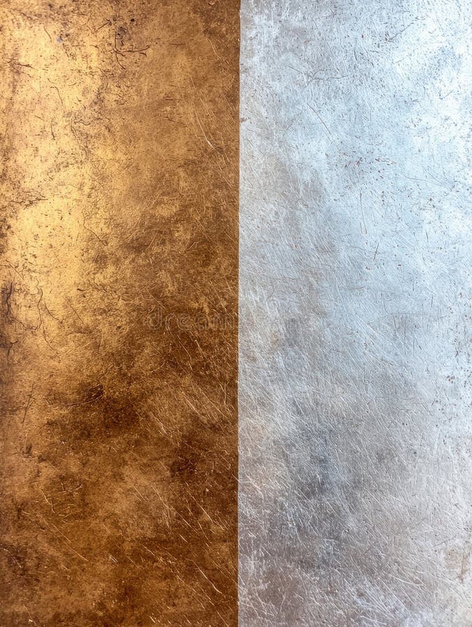 Contrasting Metallic Textures Stock Illustration - Illustration of ...