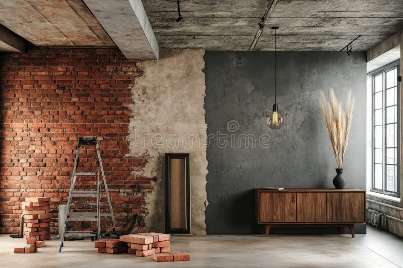 Contrasting Renovation a Realistic Interior Transformation of ...