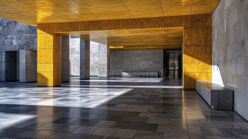 Contrasting Shadows and Bold Borders in Modern Architecture Urban Space ...