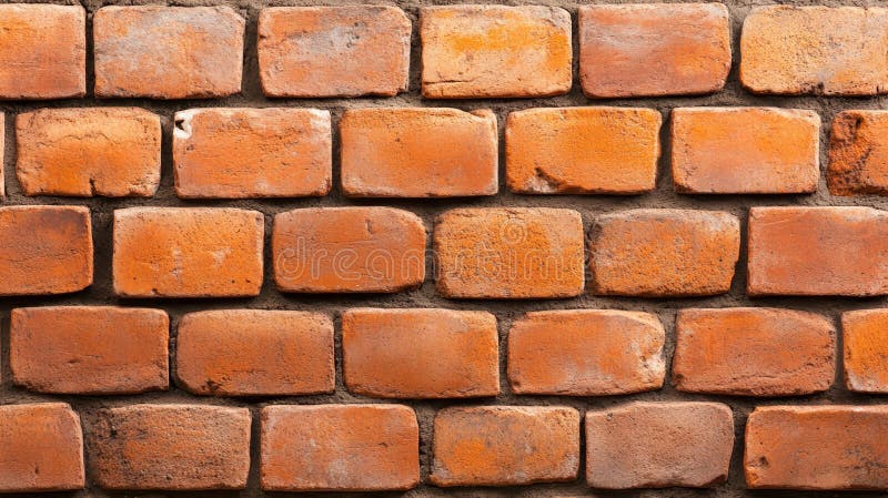Contrasting Texture, a Single Red Brick on Classic Brick Wall Stock ...
