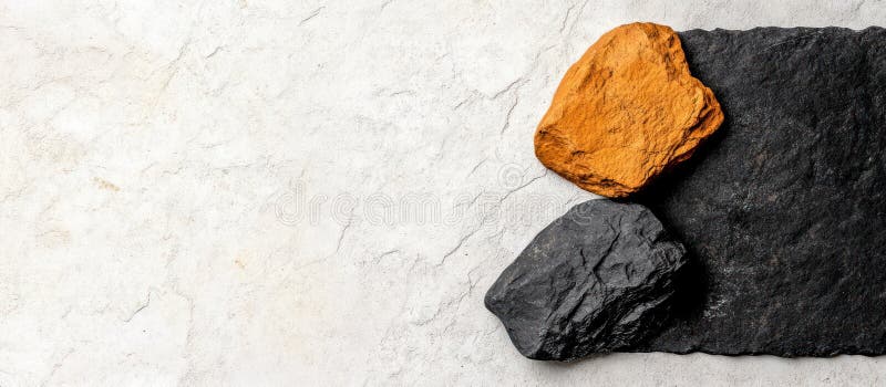 Contrasting Textures: Smooth Stone and Rough Concrete Surfaces in ...