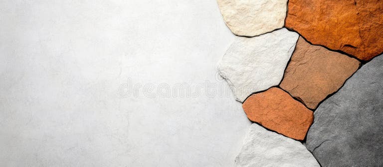 Contrasting Textures: Smooth Stone and Rough Concrete Surfaces in ...