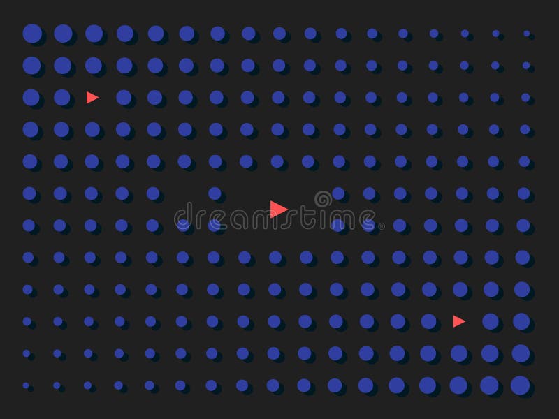 Contrasting Vector Color Background of Geometric Shapes Stock Vector ...