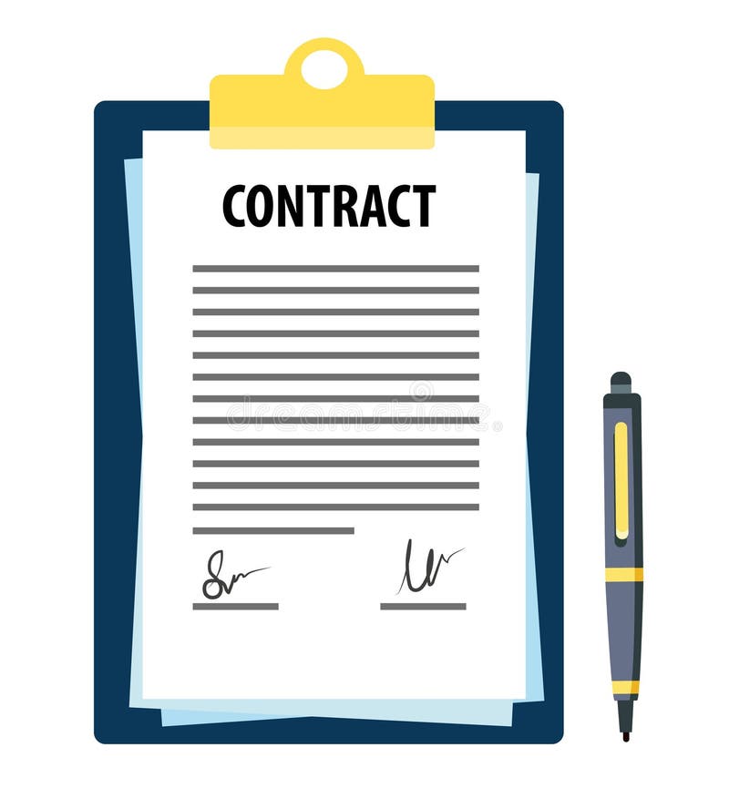 Contrat Stock Illustrations, Vecteurs, & Clipart – (249,205 Stock ...