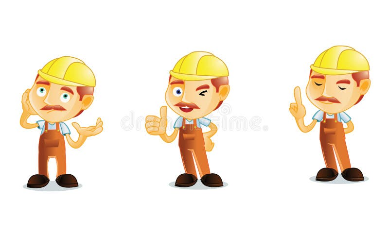 Icono Del Contratista, Icono De Los Trabajadores, 6 Colores Incluidos ...